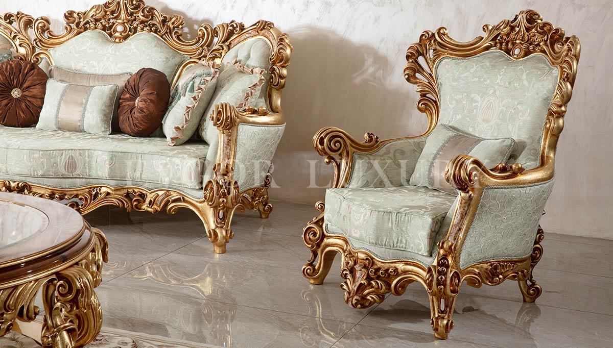 Sultan Classic Sofa Set - Evgor Luxury